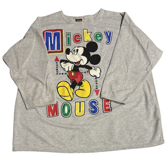 Disney | Tops | Vintage 9s Mickey And Co Mickey Mouse Disney Long ...